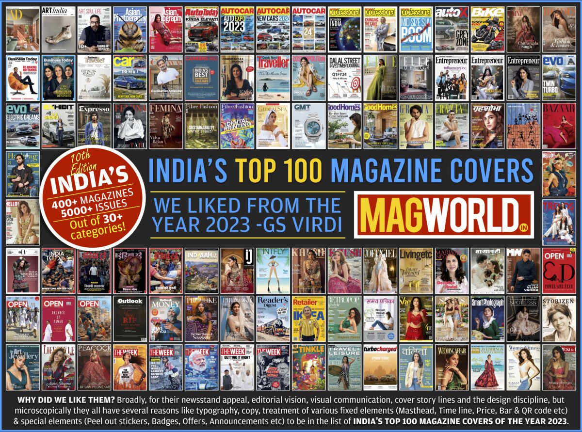 Top 100 Indian Magazine Covers of the Year 2023 – MAGworld.in