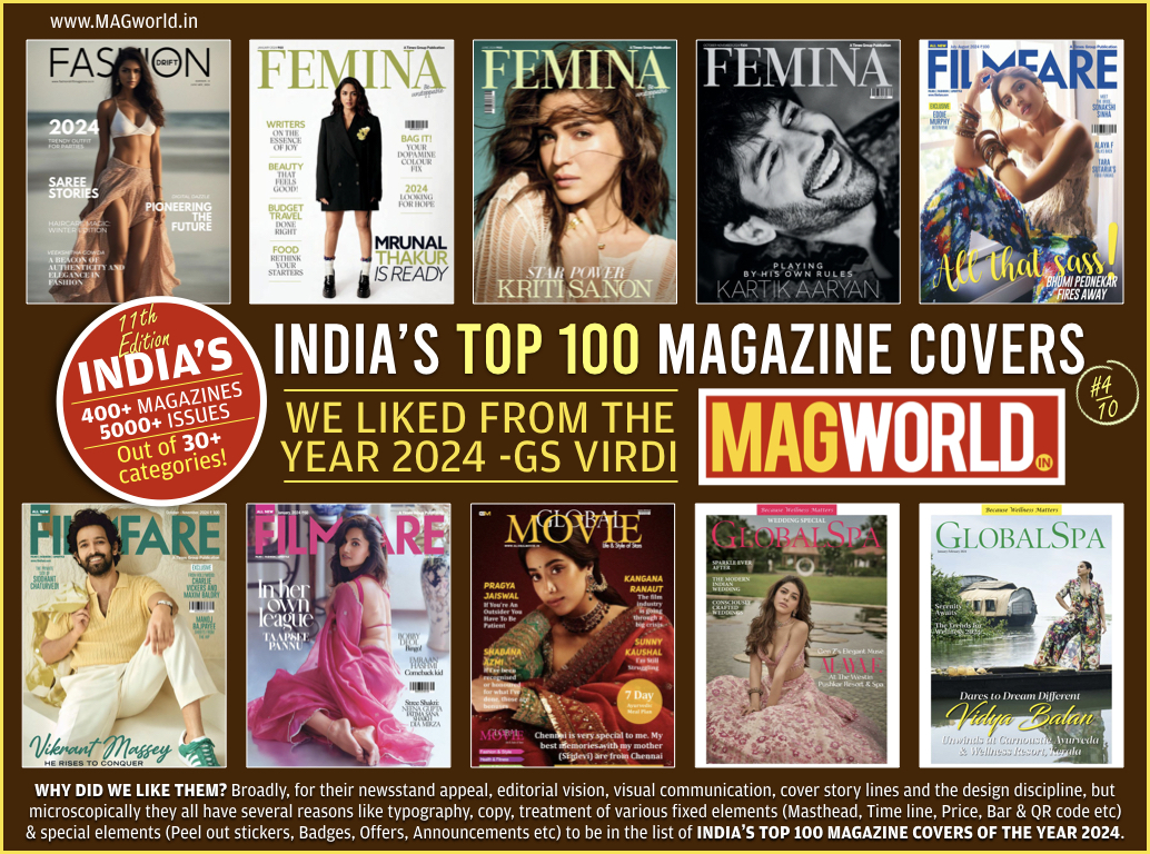 Top 100 Indian Magazine Covers of the Year 2024 – MAGworld.in