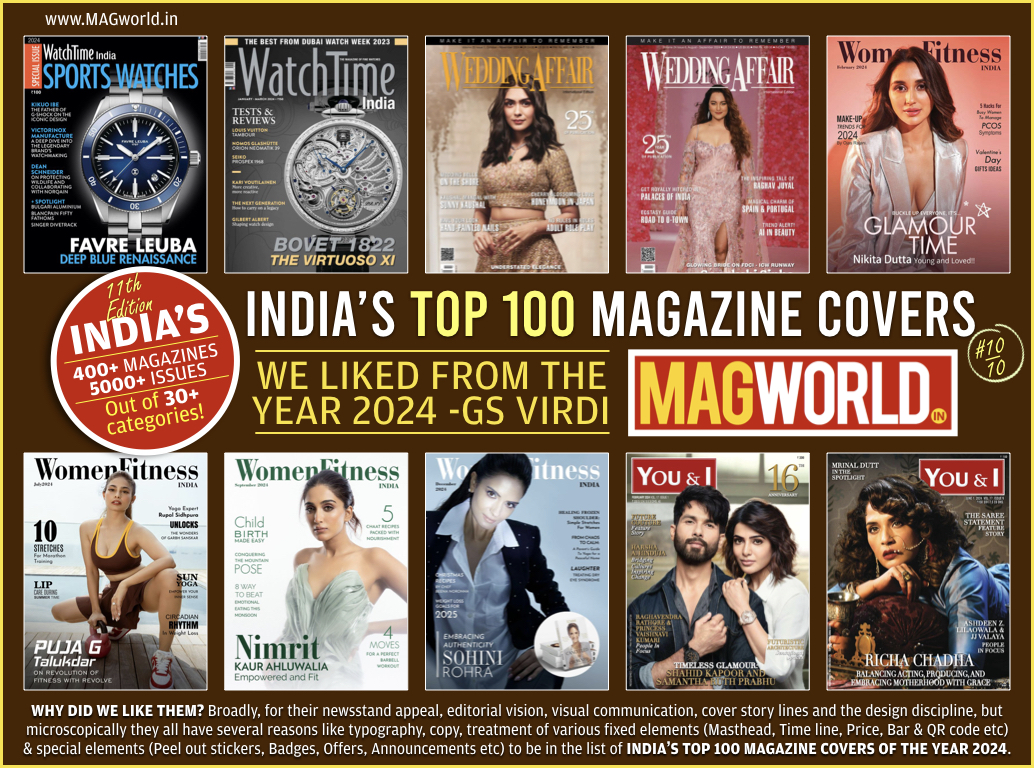 Top 100 Indian Magazine Covers of the Year 2024 – MAGworld.in